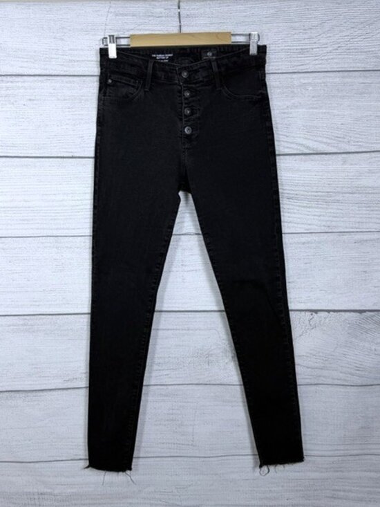 Ag Adriano Goldschmied | Jeans | Ag The Farrah Skinny Highrise Button ...